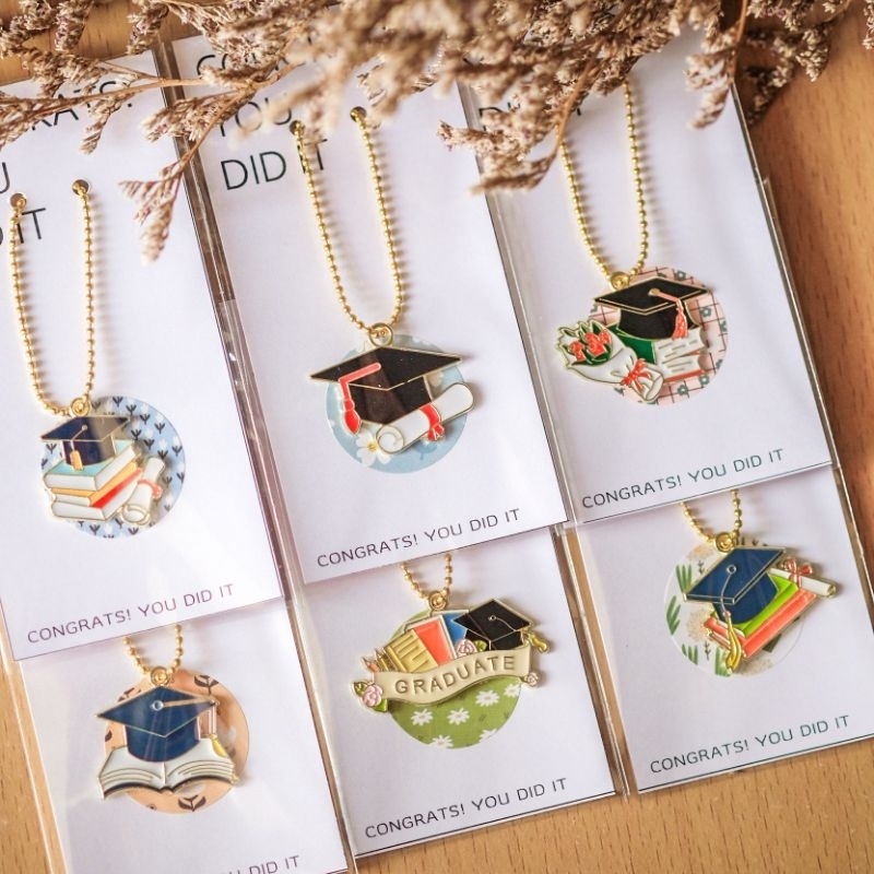 พวงกุญแจ congratulations+โซ่ไข่ปลาสีทอง, ของขวัญปัจฉิม, ของแจกเพื่อน ...