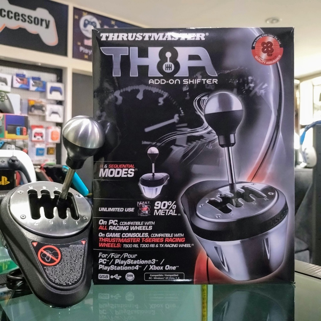 มือ2 Thrustmaster TH8A Add-On Shifter มือสอง เกียร์กระปุก ใช้ได้กับ ...