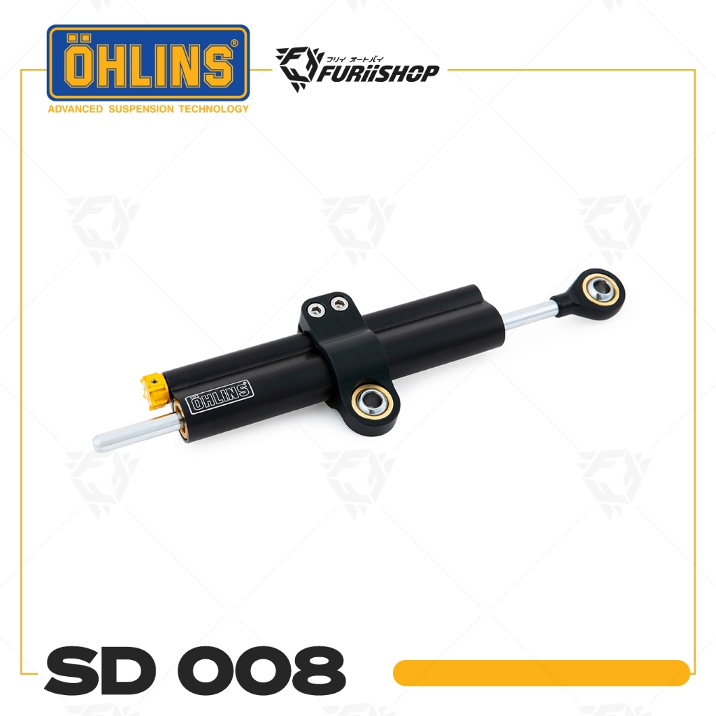 กันสะบัด Ohlins SD 008 สีดำ สำหรับมอไซค์ทุกรุ่น Furii Shop | Shopee Thailand