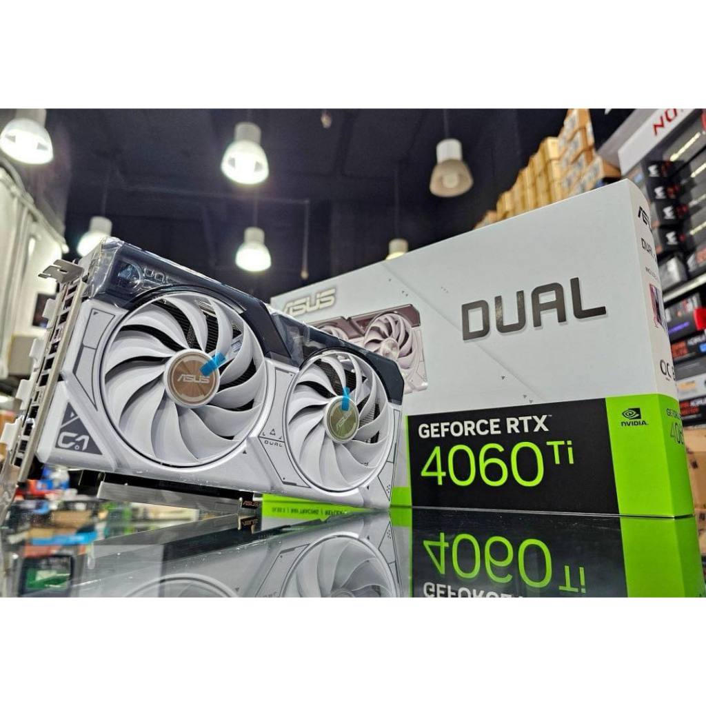 ASUS DUAL RTX4060 Ti OC WHITE 8GB | Shopee Thailand