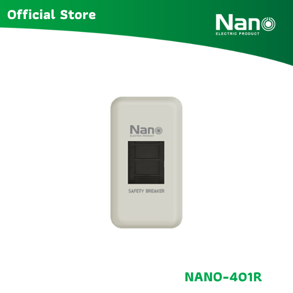 NANO กล่องเบรกเกอร์ 67 x 123 x 40.5 (100 ชิ้น/กล่อง) รุ่น NANO-401R ...