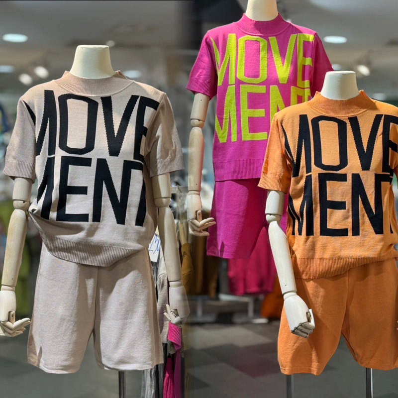 KKUU เช็ตไหมพรมสองชิ้นผ้านิตติ้ง สวยเรียบหรู | Shopee Thailand