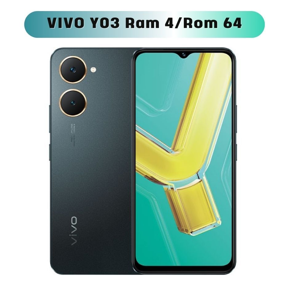 โทรศัพท์มือถือ vivo Y03 - วีโว่ หน้าจอ 6.56 นิ้ว Ram 4GB/Rom 64GB รับประกันศูนย์ 1 ปี | Shopee ...