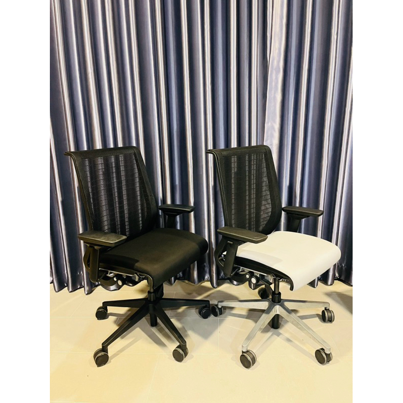 เก้าอี้ Steelcase Think V1 Platinum ระดับสากล(มือสอง) | Shopee Thailand