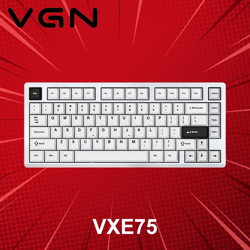 คีย์บอร์ด VGN VXE75 (ภาษาอังกฤษ) ประกันศูนย์ 3 เดือน | Shopee Thailand