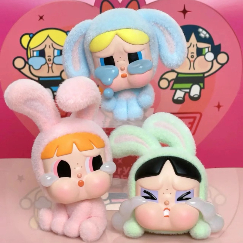 【ของแท้】โมเดลฟิกเกอร์ Popmart crybaby X The Powerpuff Girls ของขวัญ ...