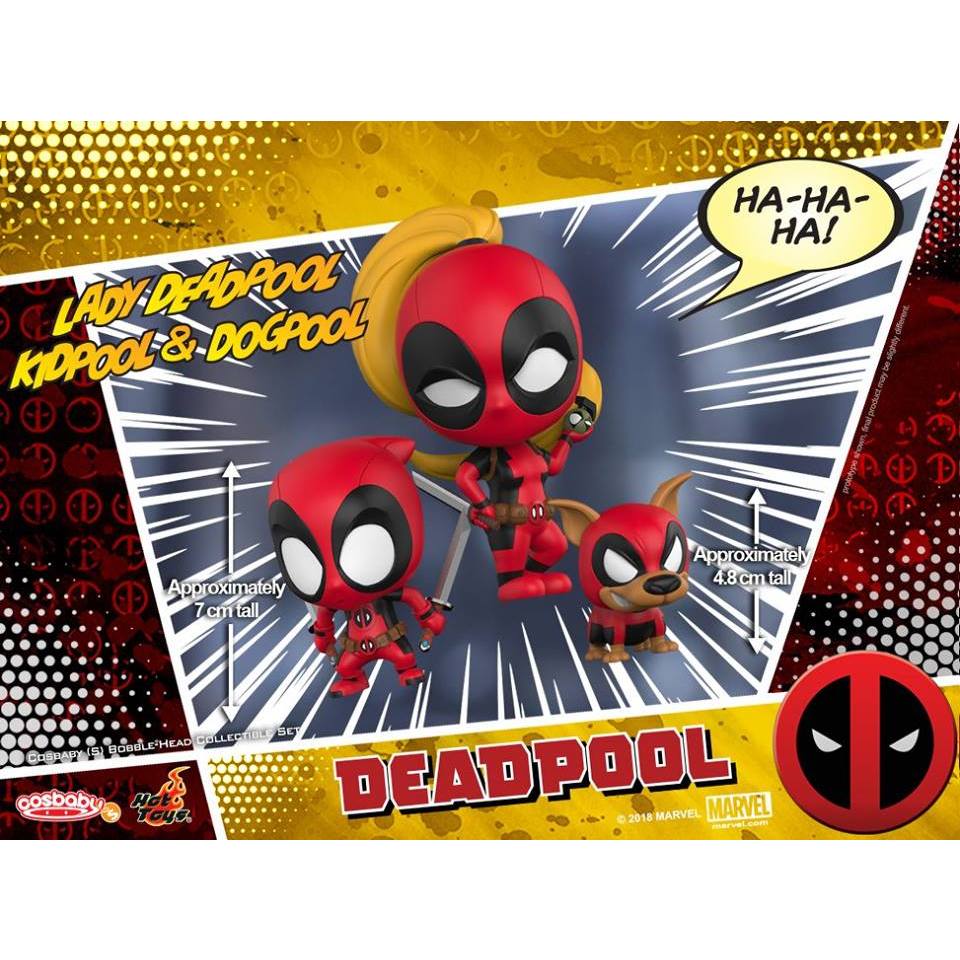 Cosbaby COSB486 Lady Deadpool Kidpool & Dog pool Hot Toys | Shopee Thailand