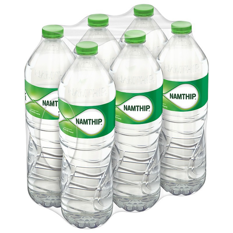 Namthip น้ำดื่ม ตรา น้ำทิพย์ ขนาด 1.5 ลิตร แพ็ค 6 ขวด | Shopee Thailand