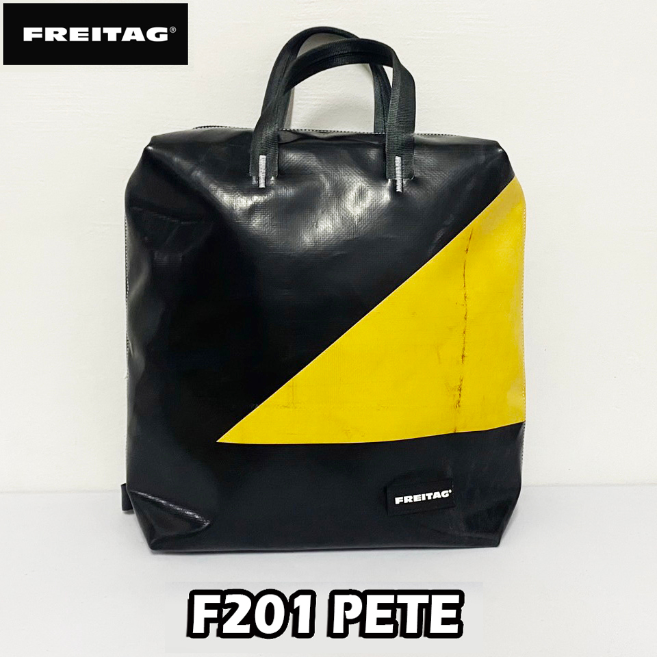 (พร้อมส่ง) ใช้โค้ดลดได้ FREITAG F201 PETE ของแท้ มือ1 ดำเหลือง ผ้า ...