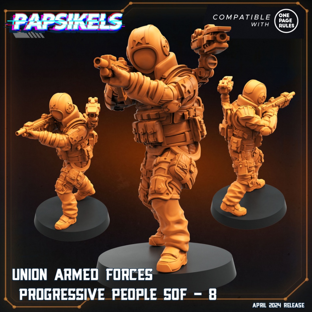 Union Armed Forces Progressive People SOF [8] - Vs Humans - Humanoid ...