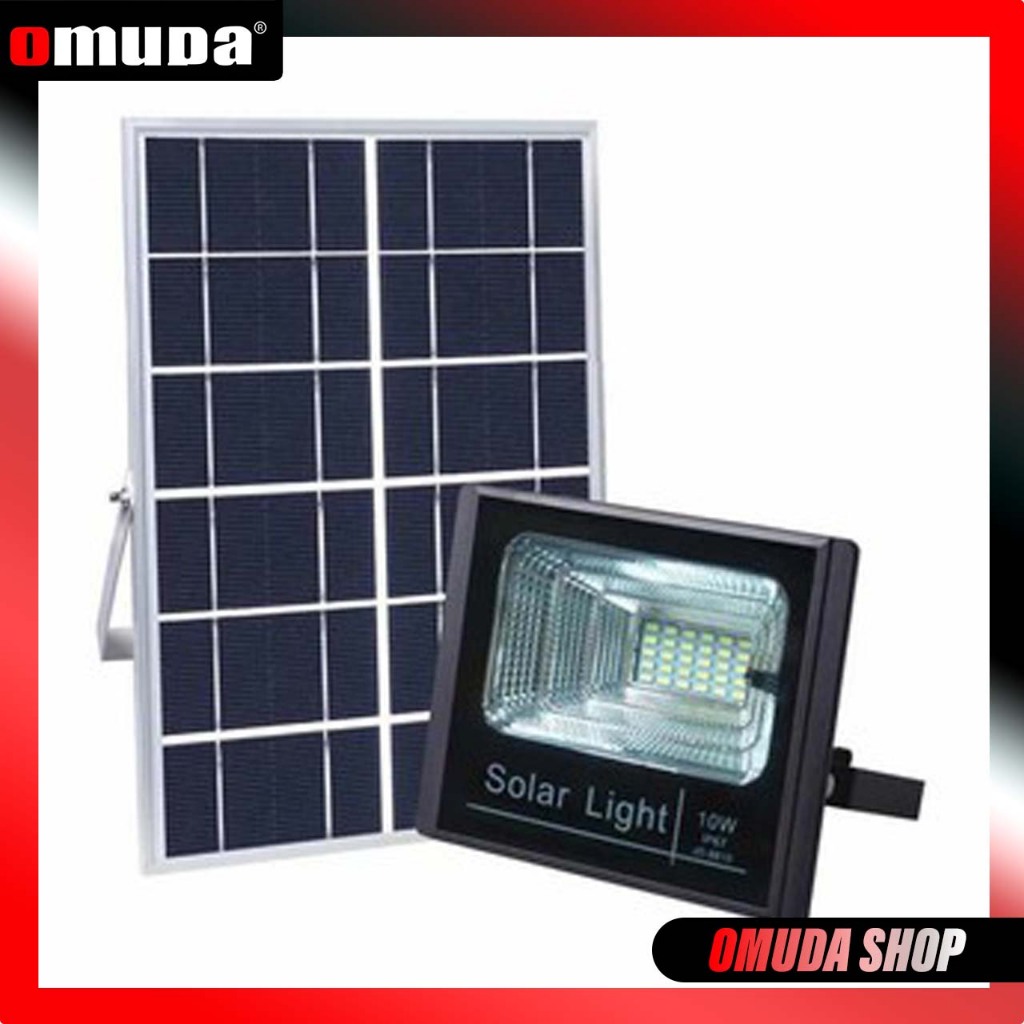OMUDA_SHOP ไฟโซล่าเซลล์ สปอตไลท์ Solar LED โซล่าเซลล์ รุ่นพี่บิ๊ก 10W JD-8810 | Shopee Thailand