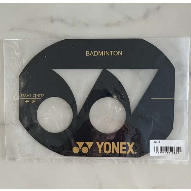 แผ่นสกรีนเอ็นแบดมินตัน โยเน็กซ์ YONEX badminton stencil card AC418 | Shopee Thailand