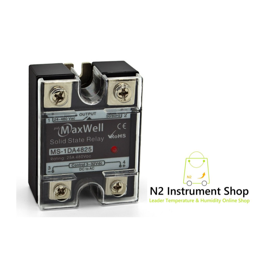 Singlephase solid state relay SSR (Maxwell) 25A | Shopee Thailand