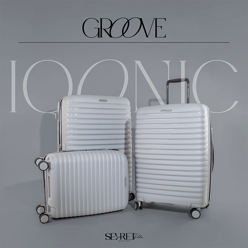 SECRET POLO เซตกระเป๋าเดินทาง 3 ใบ 20-24-28 นิ้ว คอลเลคชั่น GROOVE สี ...