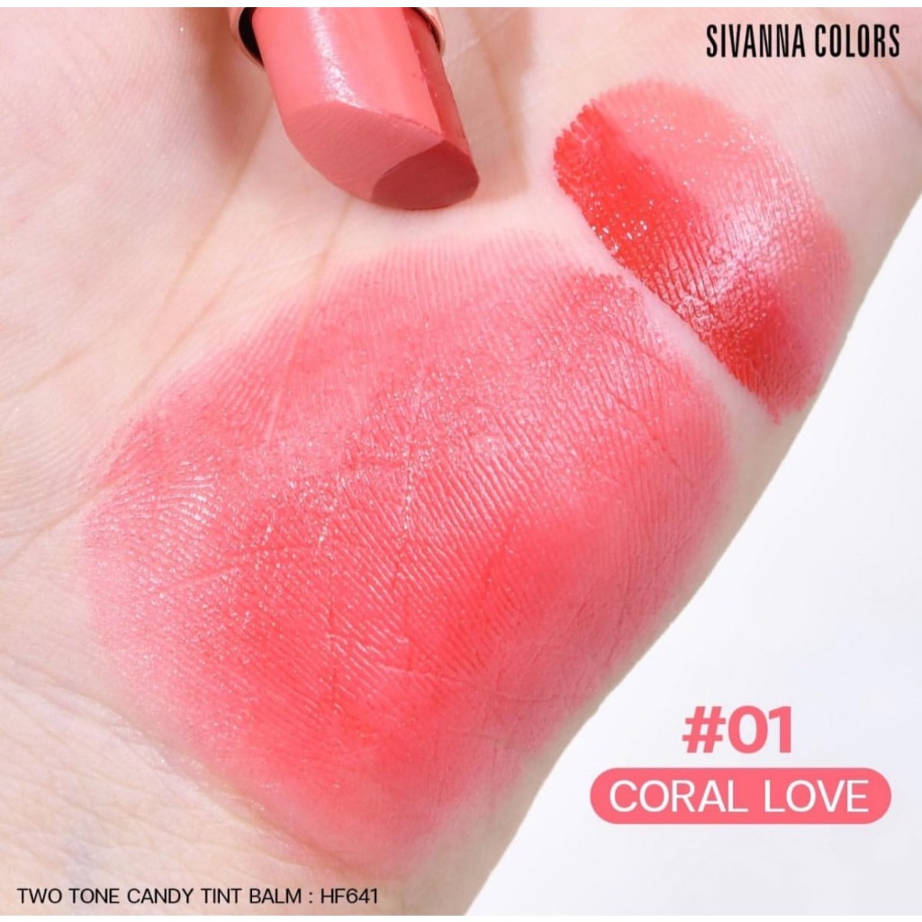 Sivanna Colors Two Tone Candy Tint Balm HF641 3.5 g. ซีเวนน่า คัลเลอร์ส ...