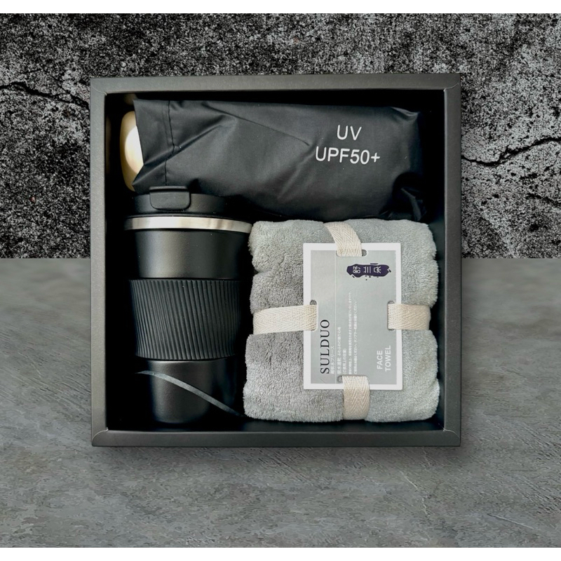 (L2）Gift set พร้องส่ง ของรับไหว้ ของขวัญแจกวันสำคัญ แก้วสแตนเลส ผ้า และ ...