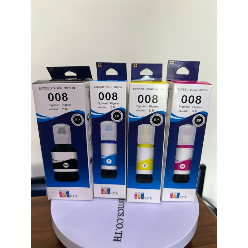 EPSON 008 Pigment ink หมึกกันน้ำทุกสี 008 BK C M Y ใช้งานกับเครื่องรุ่น ... EPSON 008 Pigment ink หมึกกันน้ำทุกสี 008 BK C M Y ใช้งานกับเครื่องรุ่น ...