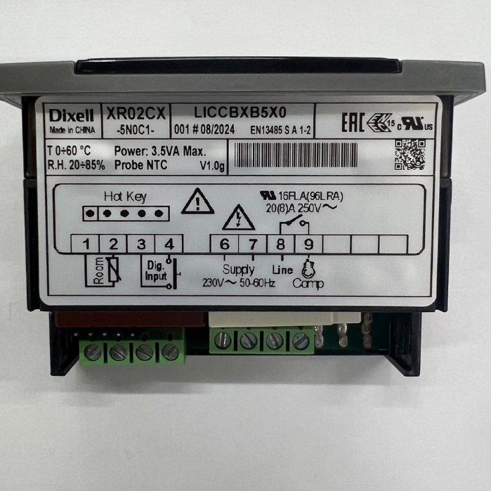 ดิจิตอลตู้แช่ Dixell XR02CX ของแท้ 100% พร้อมหน้ากาก เครื่องควบคุม ...