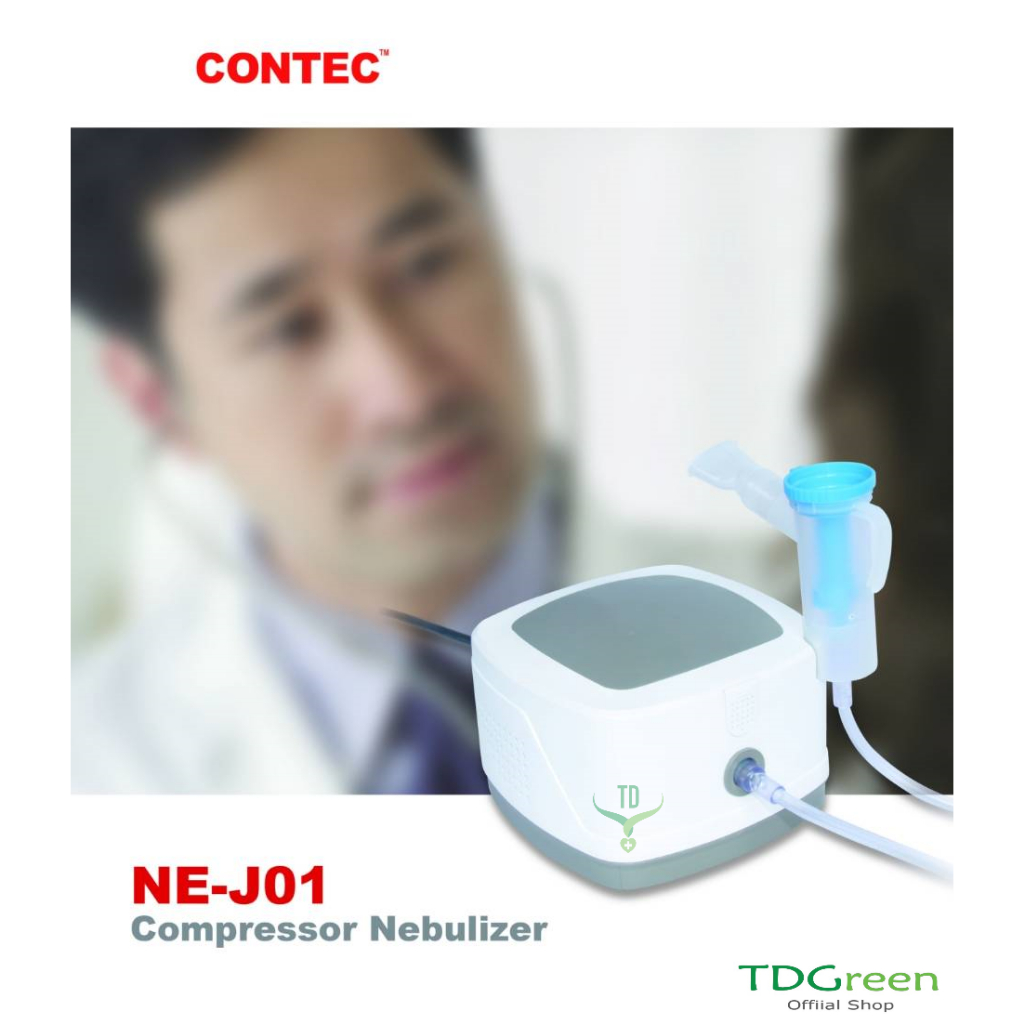 เครื่องพ่นยาหอบหืด เครื่องพ่นละอองยาCONTEC 2024 NE-J01 รับประกัน 1ปี | Shopee Thailand