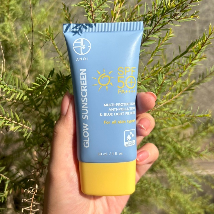 Anoi glow sunscreen ขนาด 30ml กันแดด ผิวหน้า เนื้อบางเบา | Shopee Thailand