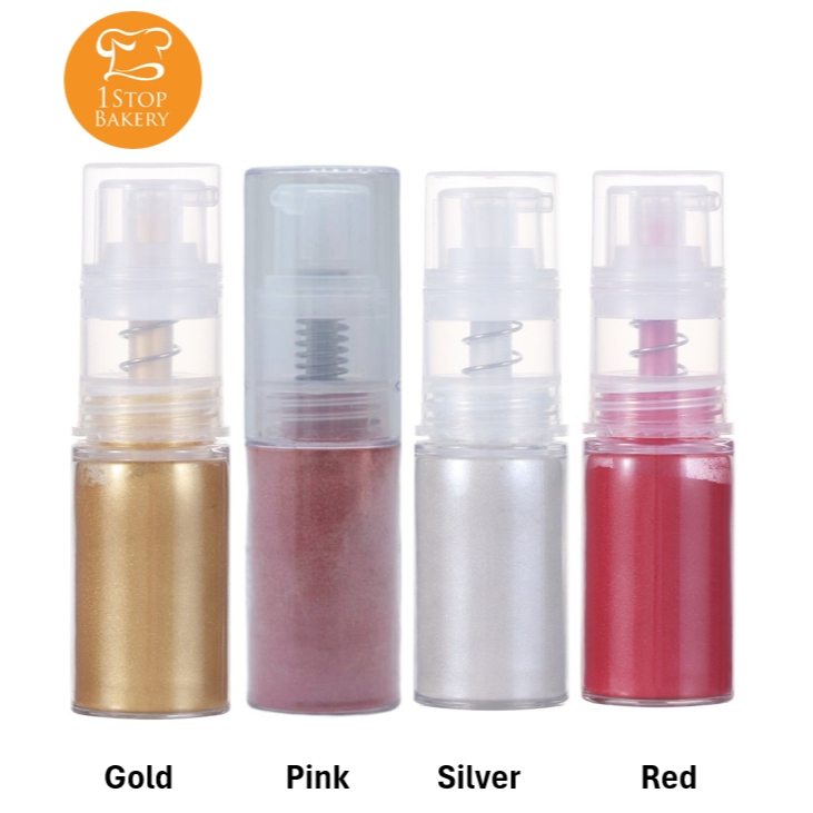 Eu Food Color Pump Powder 10 G. / สีกลิตเตอร์พ่นอาหารแบบสเปย์ | Shopee ...