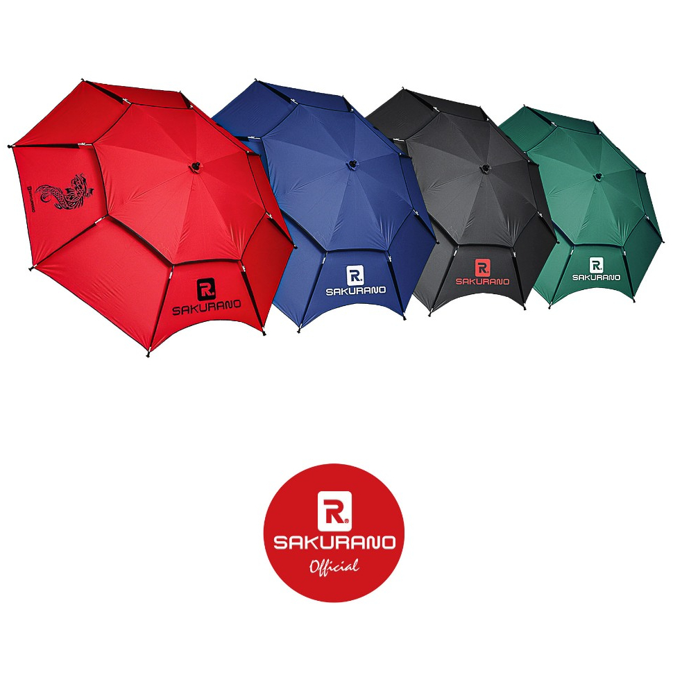 SAKURANO ร่มชิงหลิวเเบบ 2ชั้น ร่มกันเเดดสำหรับกิจกรรมกลางเเจ้ง ร่มตกปลา ...