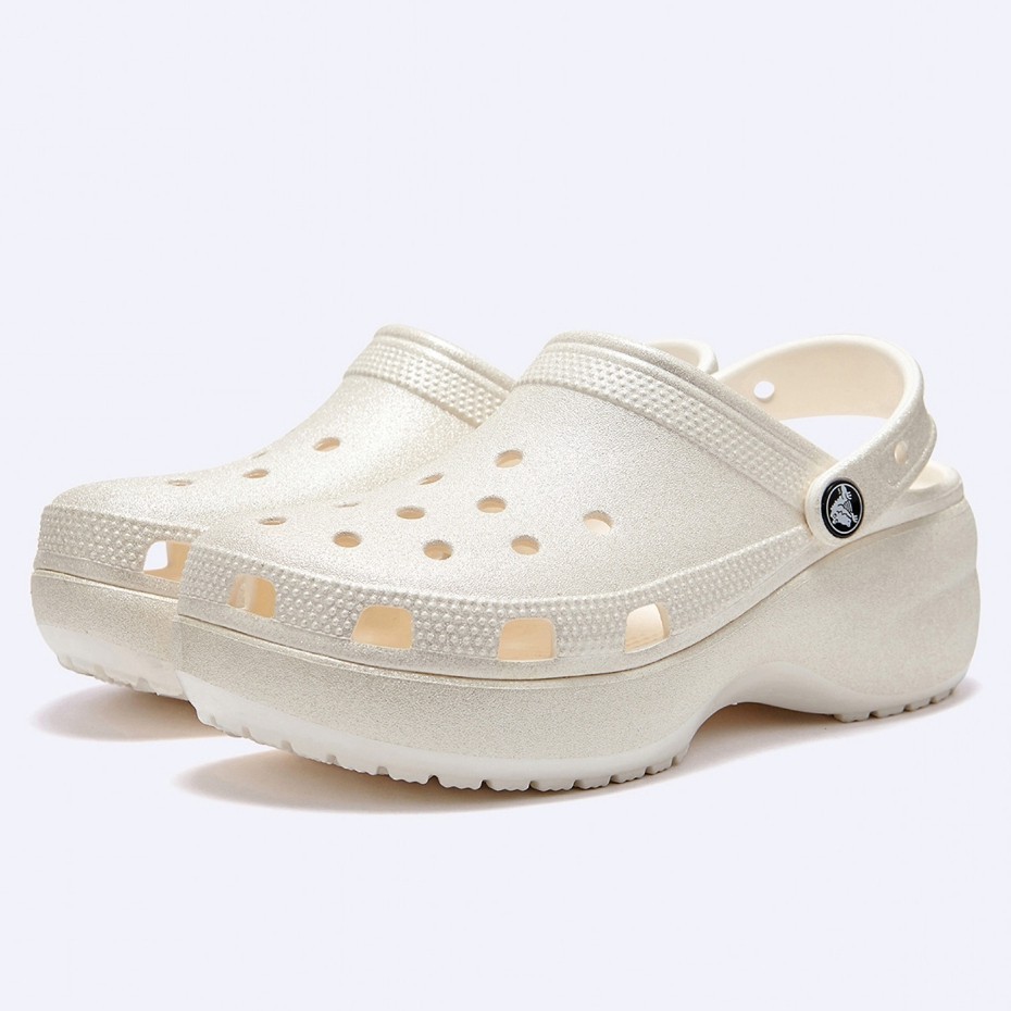 Crocs รองเท้าแตะ รองเท้ารัดส้น W Classic Platform Glitter Clog 207241 ...