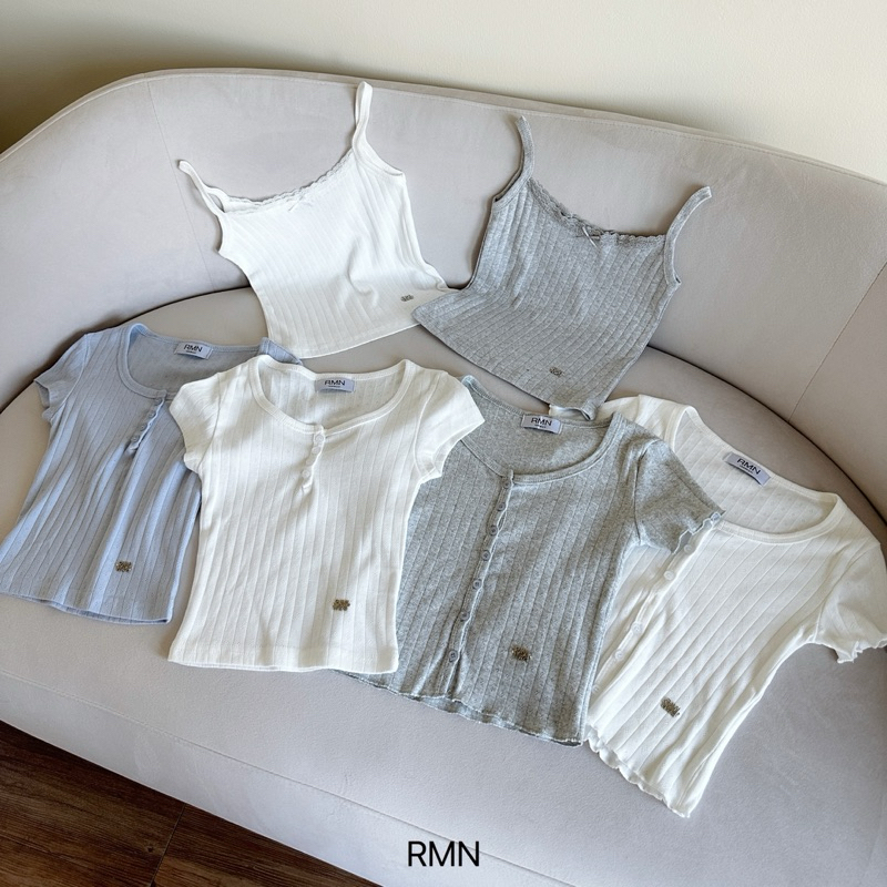 Roomry.n - Lydia crop top เสื้อครอป สายเดี่ยว | Shopee Thailand