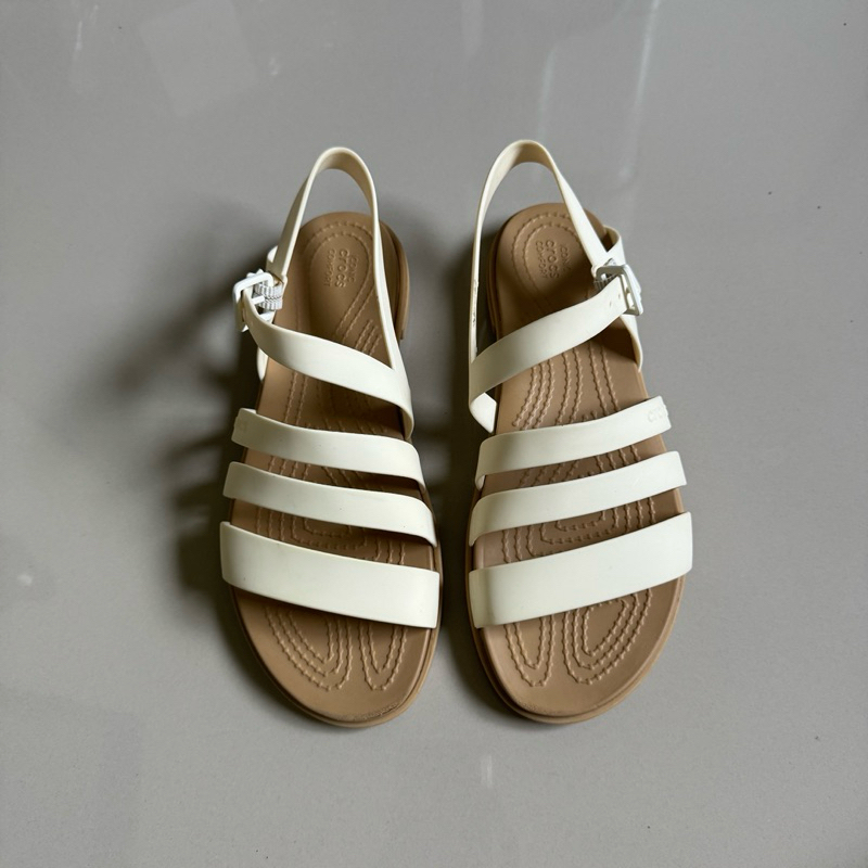 CROCS TULUM WOMEN SANDALS รองเท้าลำลองผู้หญิงมือสองของแท้ sz.37 ...