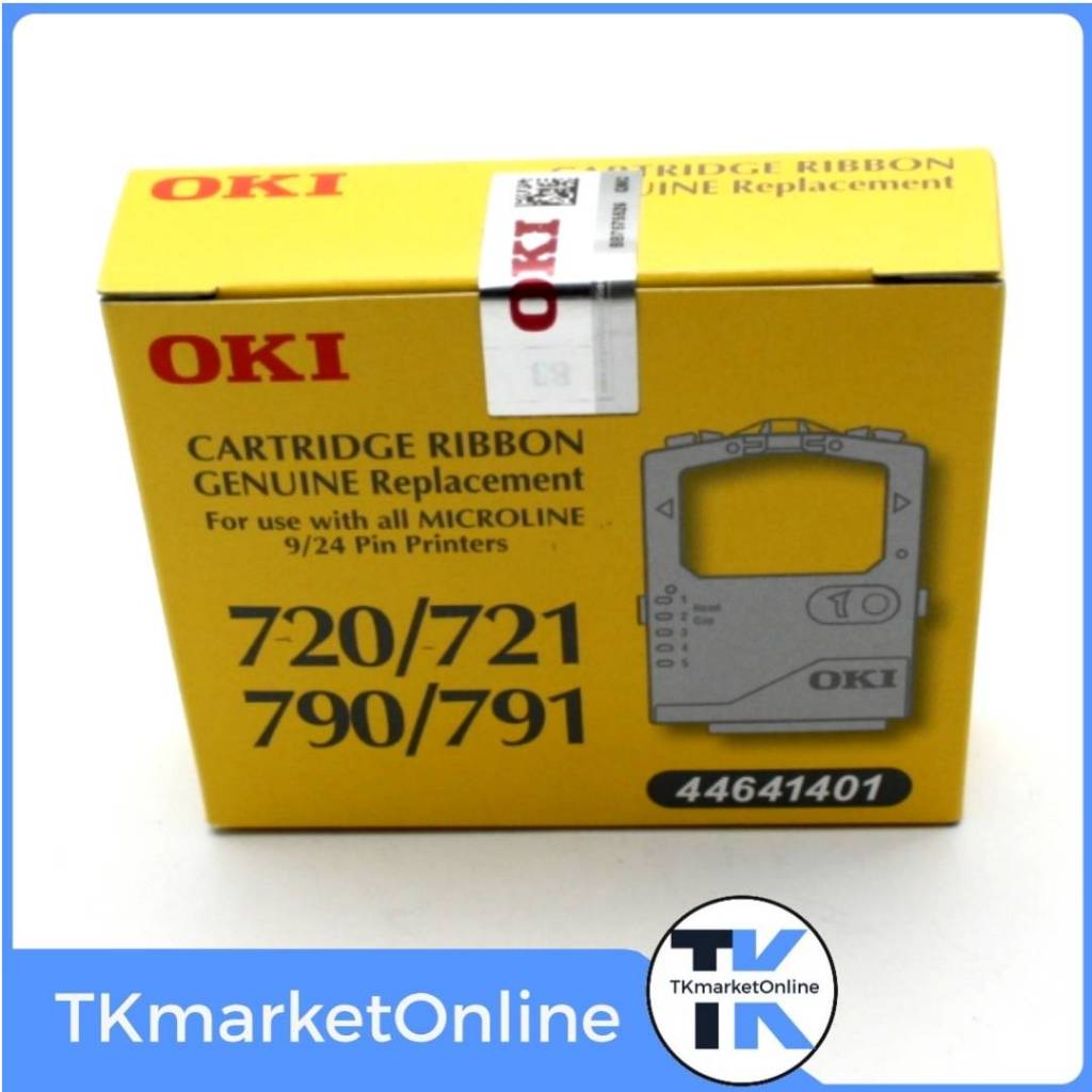 OKI790 ตลับผ้าหมึกดอทฯ ML790/791 OKI หมึกสีดำ ใช้กับเครื่องปริ้นเตอร์ดอ ...