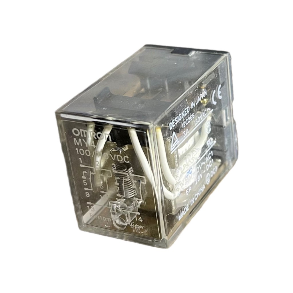 Relay OMRON MY4 100/110VDC | Shopee Thailand