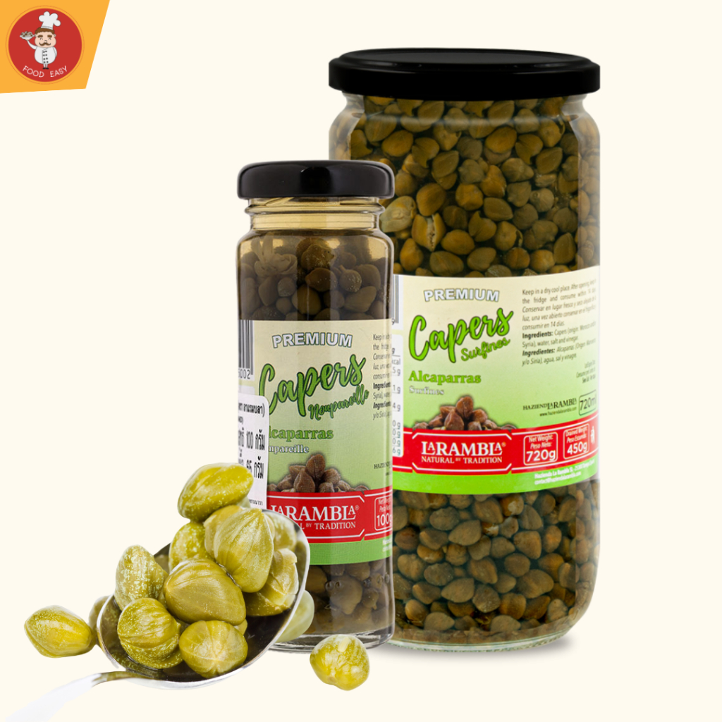La Rambla เคอเปอร์ ดองเกลือ เคเปอร์ดอง 100-720g La Rambla Caper 100g ...