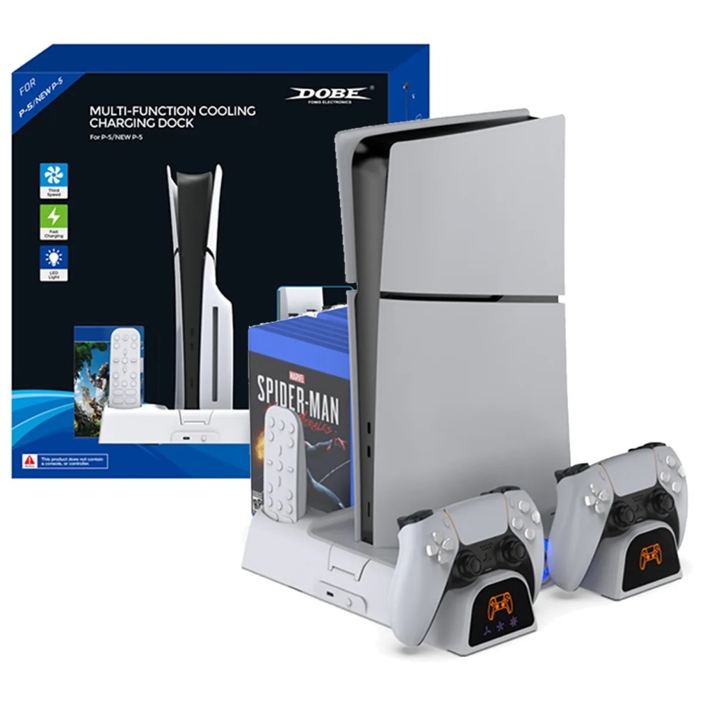มาใหม่! DOBE แท่นวาง PS5 SLIM Multifunctional Cooling Stand พัดลม PS5 ...
