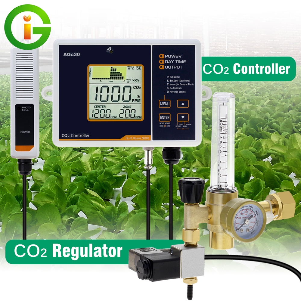 ใหม่ Co2 Controller เครื่องวัดและควบคุมก๊าซคาร์บอนไดออกไซด์ CO2 Monitor ...