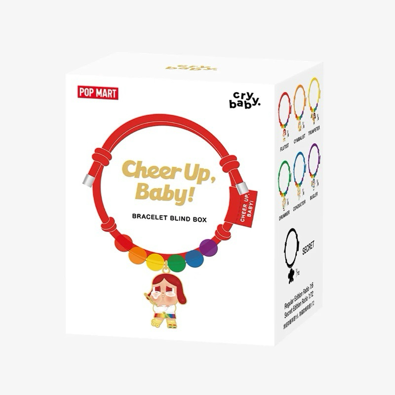 กำไลข้อมือ Crybaby Cheer Up, Baby สีฟ้า เปิดเช็คการ์ด | Shopee Thailand