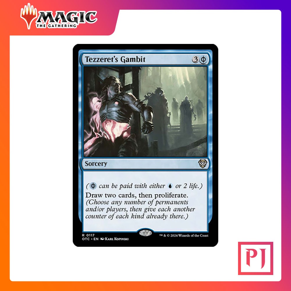[MTG] Tezzeret's Gambit [OTC] [BLUE] [RARE] [NORMAL] [ENG] (การ์ดเมจิค ...