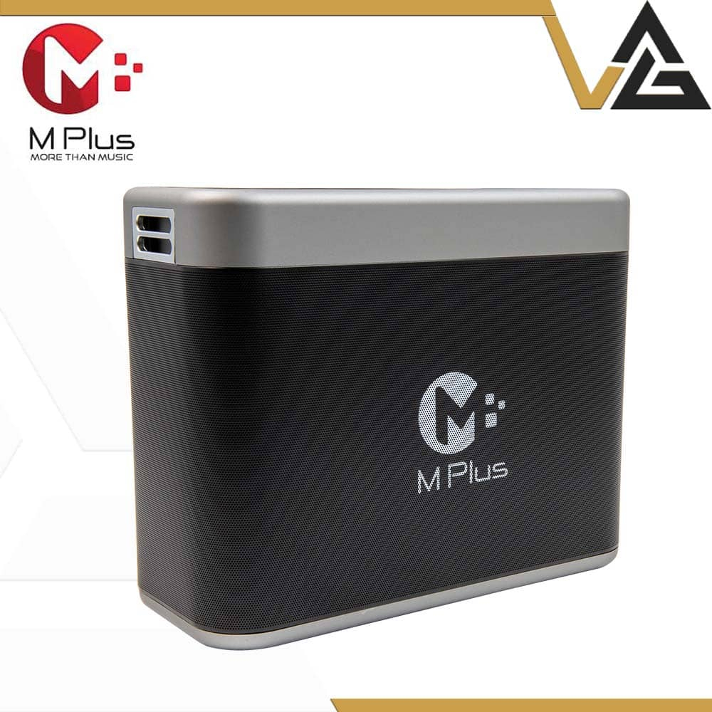 MPlus ลำโพงบลูทูธ M2 PRO สามารถเล่นไฟล์เสียงผ่าน USB และ บลูทูธ มีไมค์ลอย 2 ตัว กำลังขับ 150 ...