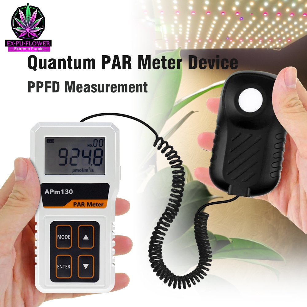 PAR Meter Light Tester PPFD Photosynthesis Quantum Meter สำหรับวัดค่า ...