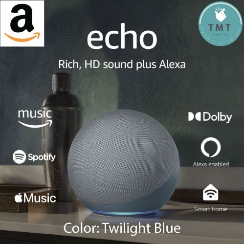 Amazon Echo Dot4 / Amazon Echo Dot4 With Clock รุ่นGen4 ลำโพงอัฉริยะ ใช้งานผ่านคำสั่งเสียง ...