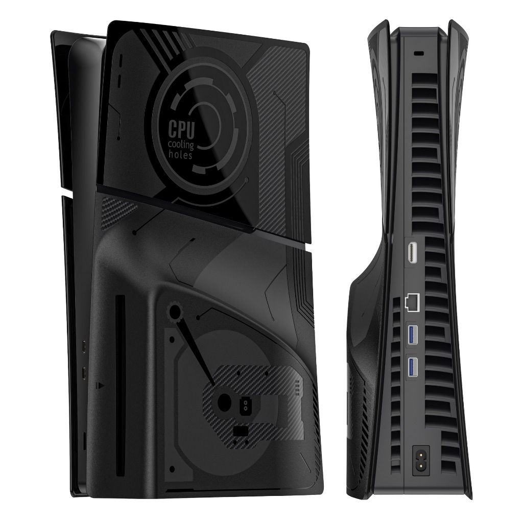 เคสแผ่นด้านข้าง PC พรีเมี่ยม สําหรับ PS5 Slim Faceplate Disc Edition ...