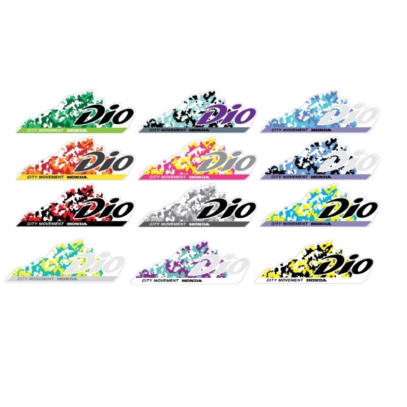 sticker Dio แบบใส ลายใหม่ | Shopee Thailand