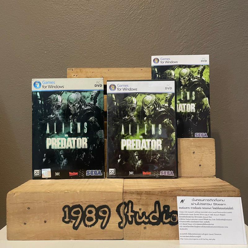 Aliens Vs Predator : ลิขสิทธิ์แท้ กล่องภาษาไทย แผ่นพีซี Pc | Shopee ...