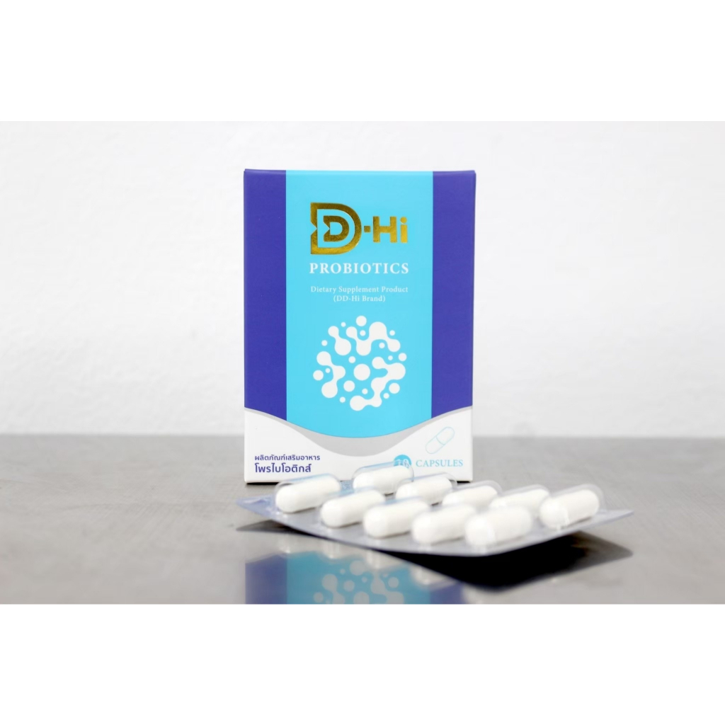 DD-Hi Probiotics 10 แคปซูล | เสริมจุลินทรีย์ดี ปรับสมดุลลำไส้ ขับถ่ายดี ...