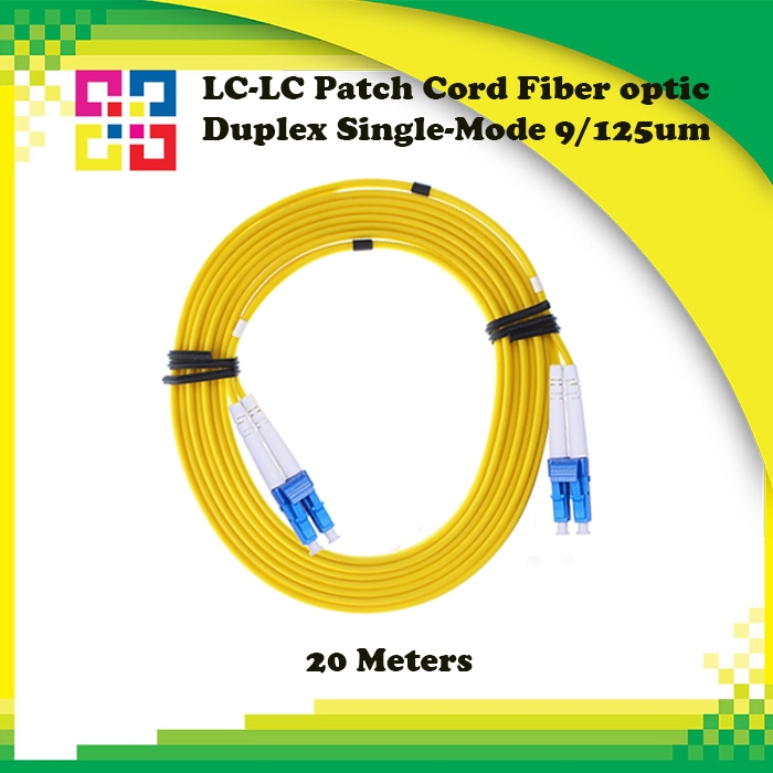 สายไฟเบอร์สำเร็จรูป LC-LC Patch Cord Fiber SM 9/125um Duplex 20m. LSZH | Shopee Thailand