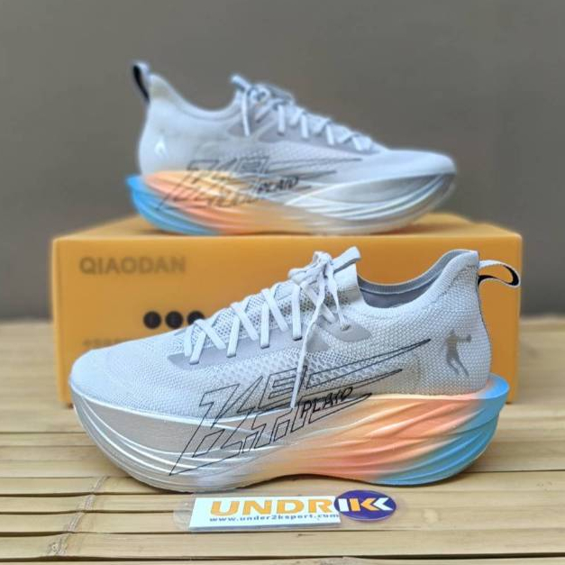 UNDER2KRUN : Qiaodan Feiying Plaid 1.5 รองเท้าวิ่ง ของแท้ มือหนึ่ง ...