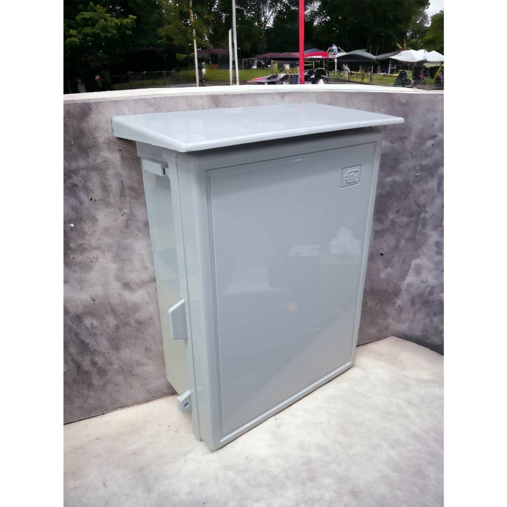 Ritto ตู้ไฟแบบพลาสติก EUR3 ขนาด 300x430x150 มม. วัสดุABSไม่ลามไฟ ทนการ ...