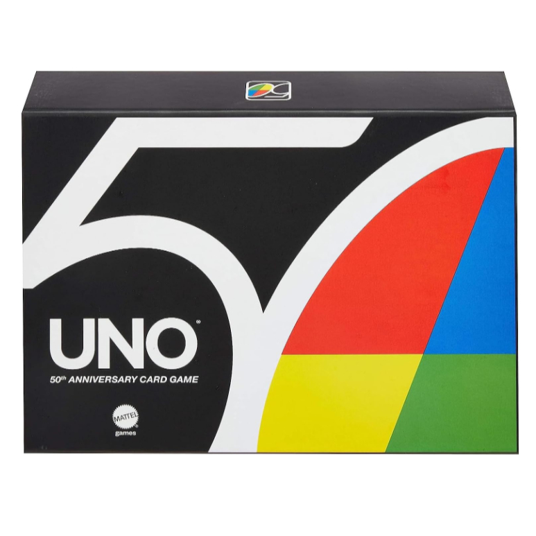 Mattel Games - UNO PREMIUM 50TH ANNIVERSARY EDITION GXJ94 LIGHT RED ...