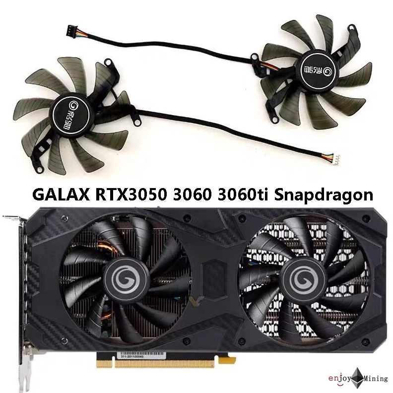 พัดลมการ์ดจอ GALAX RTX3050 3060 3060ti Snapdragon version graphics card ...