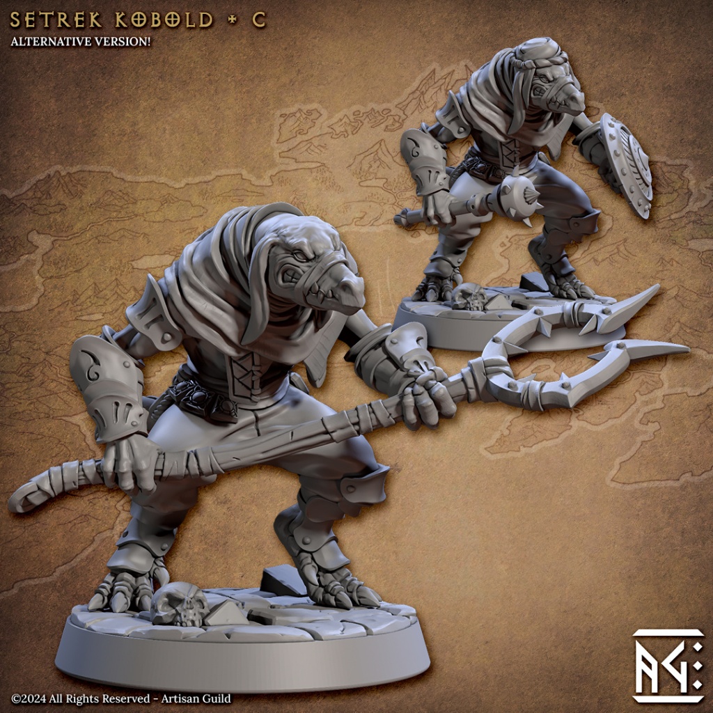 Setrek Kobold C - Raid at the Temple of Ifrit - Humanoid Kobold / 32mm ...