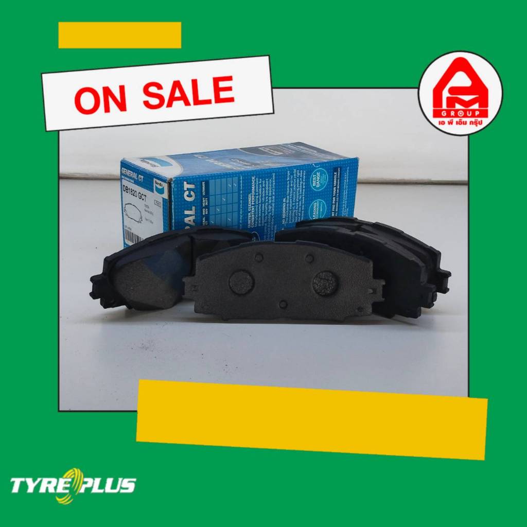 ผ้าเบรคหน้า Bendix รุ่น TOYOTA New Vios ปี 07-12 Yaris 1.5 ปี 06- DB2374.GCT ผ้าเบรค | Shopee ...